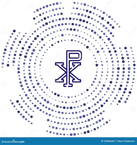 Chi Rho Vector Icon Chi Rho Editable Stroke Chi Rho Linear Symbol For Use On Web And Mobile