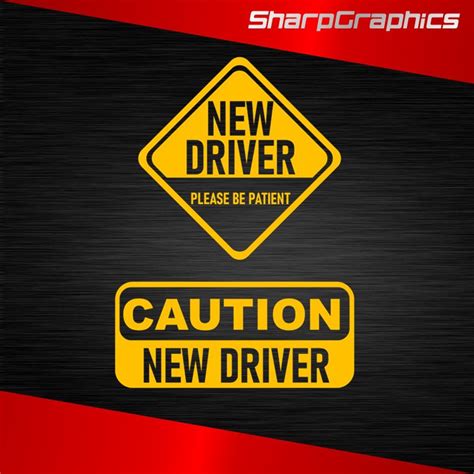 Caution New Driver Removable Sticker Decal Shopee Philippines