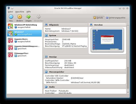 vm virtualbox virtualization oracle