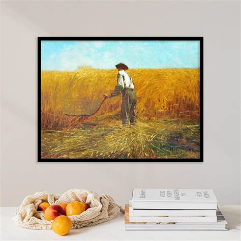Winslow Homer The Veteran In A New Field 1865 Limited Edition Posters