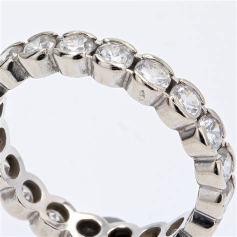 Alliance En Diamants Tour Complet Bijoux Anciens Bagues Or