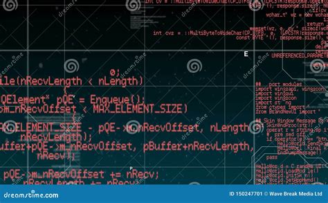 program codes and square patterns stock video video of javascript