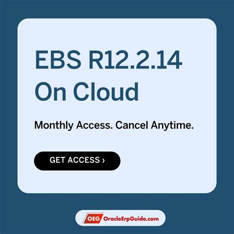 Oeg Offers Cloud Hosted Oracle Ebs R12 Instance For Real Time Learning