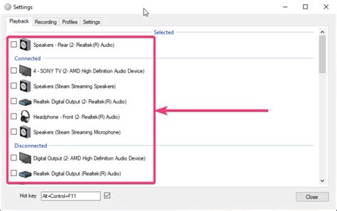 How To Switch Between Playback Devices Using SoundSwitch On Windows