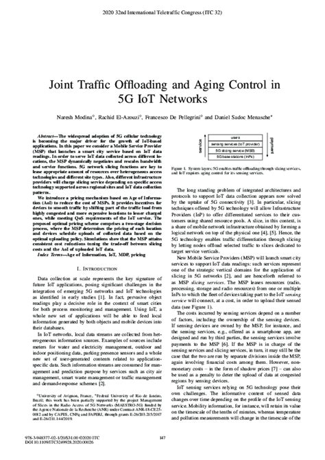 Pdf Joint Traffic Offloading And Aging Control In 5g Iot Networks Francesco De Pellegrini