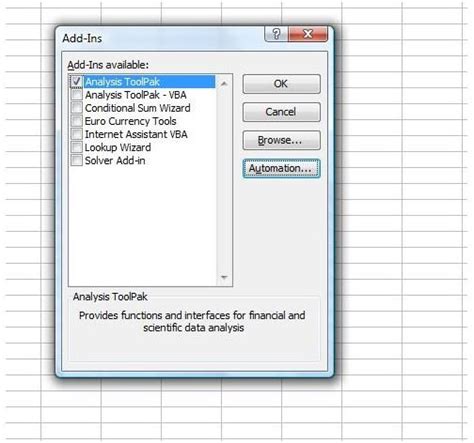 How To Add Statistical Analysis In Excel 2013 Andmoreopm
