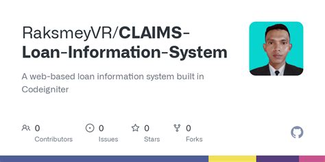Github Raksmeyvrclaims Loan Information System A Web Based Loan