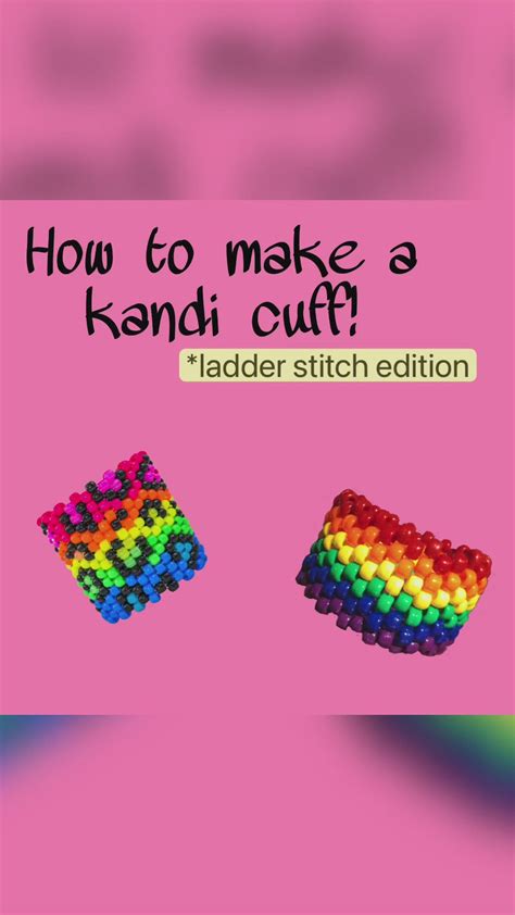 Ladder Cuff Kandi Pattern