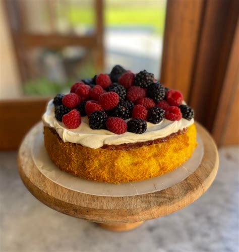 Strawberry And Apple Jam Sponge Cake Long Track Pantry