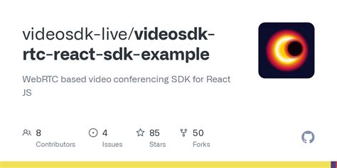 Github Videosdk Livevideosdk Rtc React Sdk Example Webrtc Based