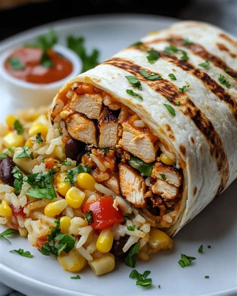 Bold Chipotle Ranch Grilled Chicken Burrito Smoky Creamy Goodness