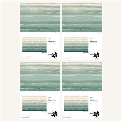 Strata Bespoke Mural Sample Pack Jade Clarissa Hulse