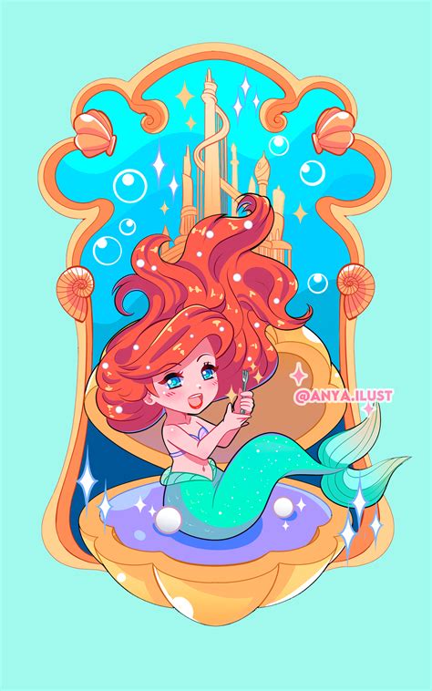 Ariel Fan Art By Anyacomics On Deviantart