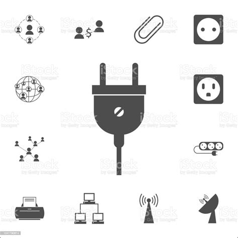 전기 플러그 아이콘입니다 웹 및 모바일 웹 아이콘 유니버설 세트 0명에 대한 스톡 벡터 아트 및 기타 이미지 0명 개념 그래프 Istock