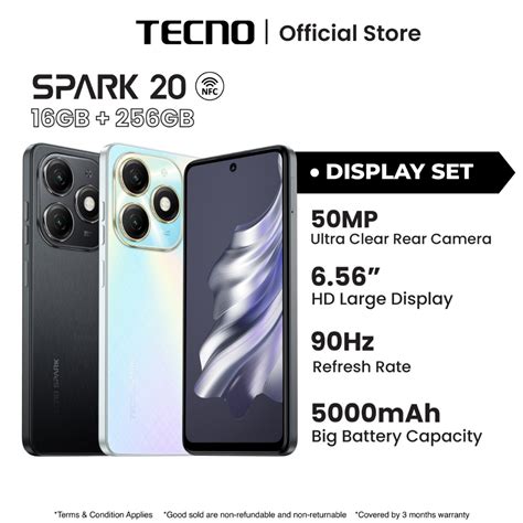 Tecno Spark Smartphone Gb Ram Gb Rom Mp Ultra Rear Camera Hz Refresh Rate