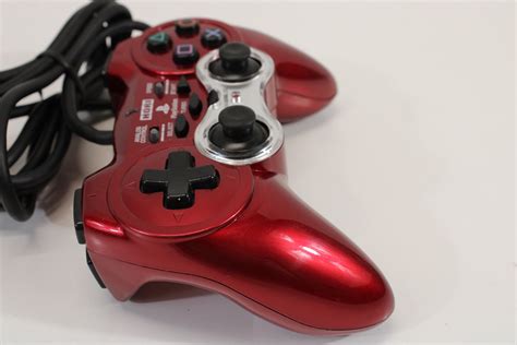Hori Analog Sindou Pad 2 Turbo Controller Red For Sony Playstation 1