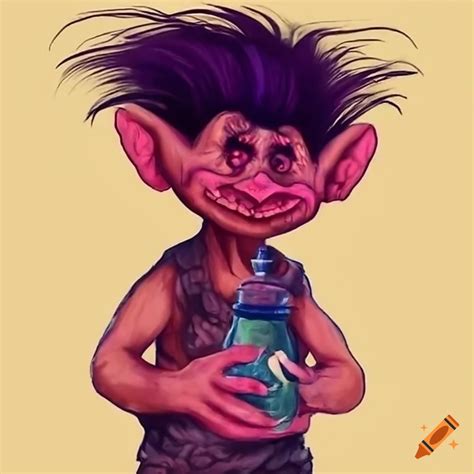 Ugly Green Troll With Big Ears On Craiyon