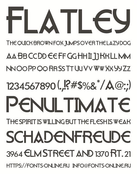 Flatley Font
