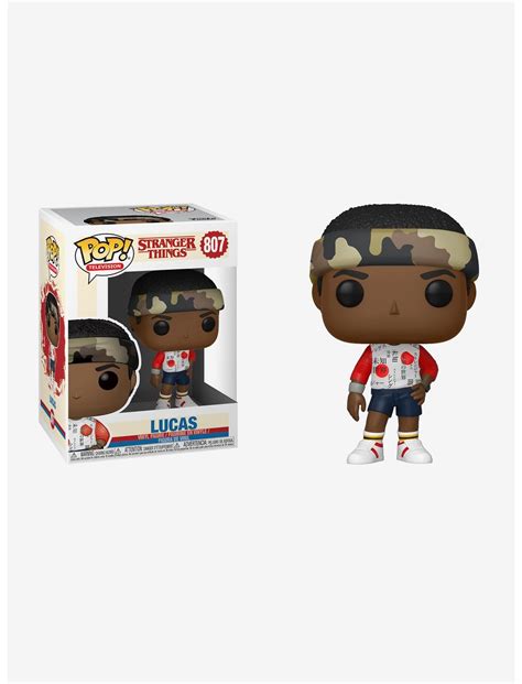 Funko Pop Stranger Things Lucas Camo Bandana Vinyl Figure Boxlunch
