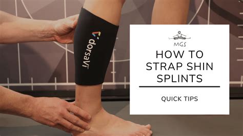 How To Strap Shin Splints Quick Tips Mgs Physiotherapy