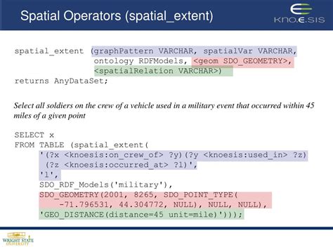 Ppt Supporting Complex Thematic Spatial And Temporal Queries Over Semantic Web Data
