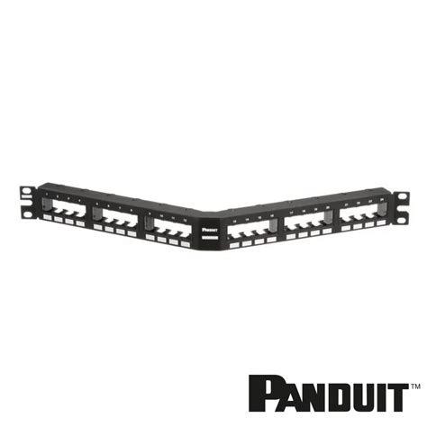 Panduit Mini Com® Unshielded Angled Flush Mount Modular Patch Panel — Networks Centre