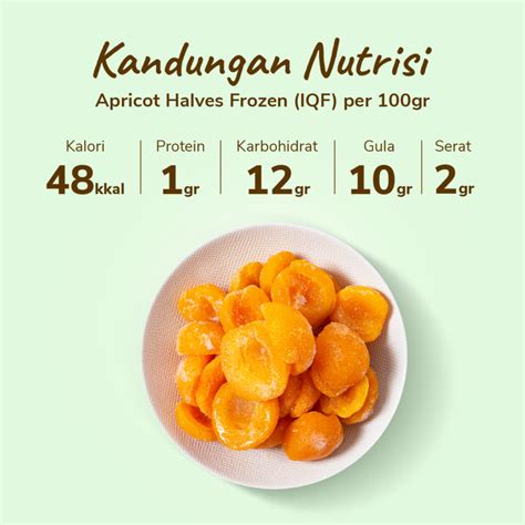 8 Fruitz Apricot Halves Frozen Iqf 500gram Astro