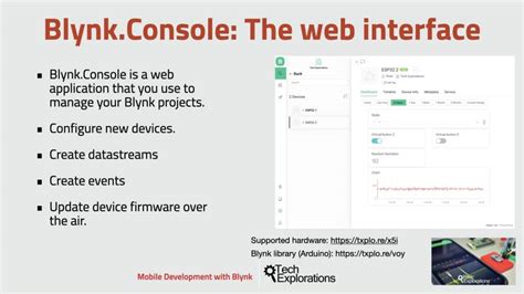 Mobile Development With Blynk 20 A Course Update Tech Explorations
