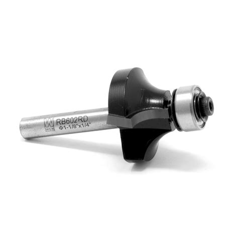Wen 1 18in Roundover Carbide Tipped Router Bit Shank Size 14 In