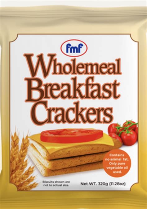 Fmf Wholemeal Breakfast Crackers 375g Fijian Bula Store