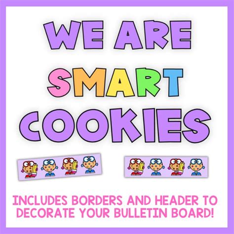 Smart Cookies Bulletin Board Display Craft Cute Back To School