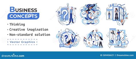 Creative Thinking People Different Mental Mindset Types Or Models Creative Imaginative Logical