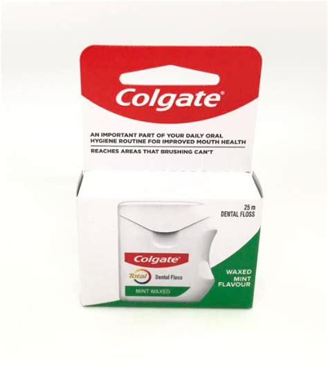 Colgate Waxed Dental Floss Mint 25m