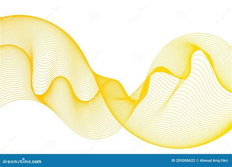 Abstract Wave Element For Design Digital Frequency Track Equalizer Stock Vector Illustration