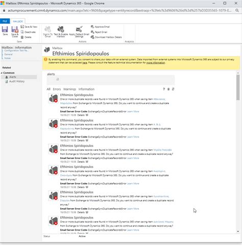 Dynamics Community Forum Thread Details