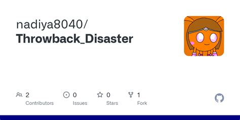GitHub Nadiya8040 Throwback Disaster