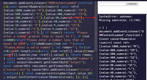 Build A Roman Numeral Converter Project Build A Roman Numeral Converter JavaScript The