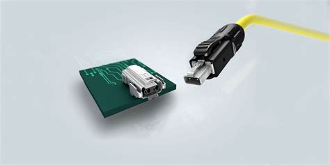 Harting Ethernet Connector Uses One Wire Pair For Universal Communications Frasersfrasers