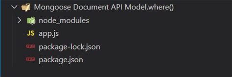 Mongoose 文档 Model where API 码农参考