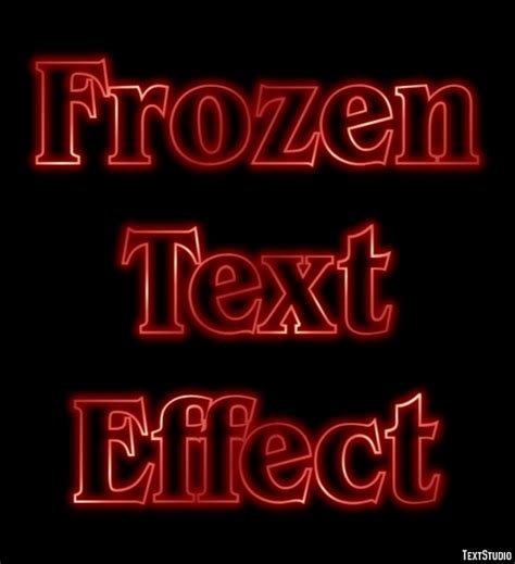 Frozen Text Effect Text Effect And Logo Design Font