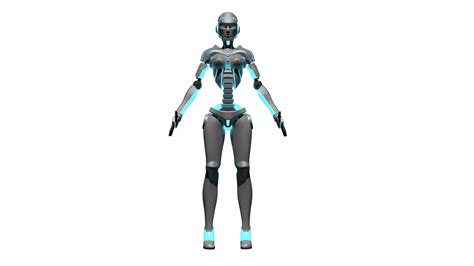Female Robot 3d Model Turbosquid 2245340