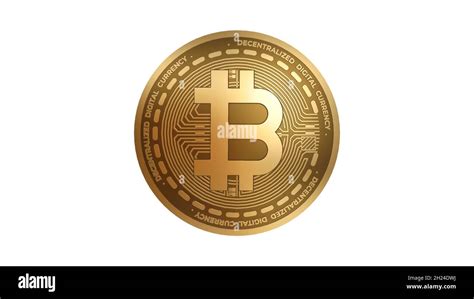 3d Rotating Bitcoin Btc Cryptocurrency Seamless Looping Animation Stock