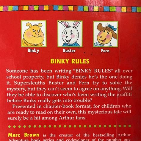 Binky Rules By Marc Brown