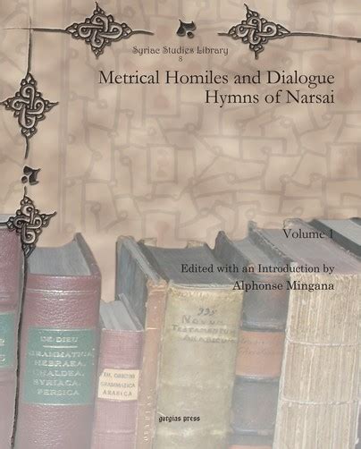 Pen And Sword Books Metrical Homiles And Dialogue Hymns Of Narsai Vol 1 Hardback