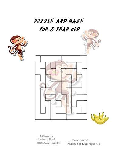 Puzzle And Maze For 5 Year Old 100 Mazes Activity Book 100 Mazes Puzzle