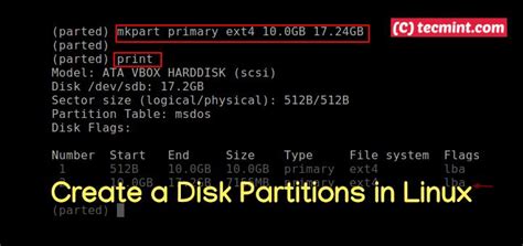 Tecmint Linux Howtos Guide On Linkedin How To Create A Disk Partitions In Linux