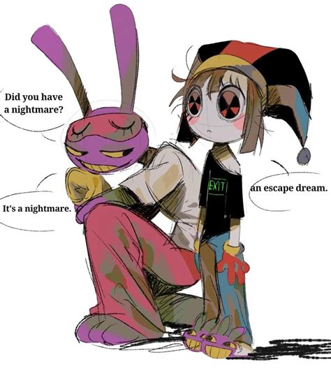 𝙋𝙤𝙢𝙣𝙞 theamazingdigitalcircus tadc pomni jax animation glitchstudio vk in Cute