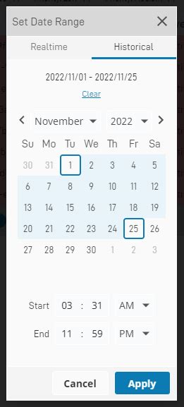 Expose Alarm Journal Table Date Picker As New Component Ignition