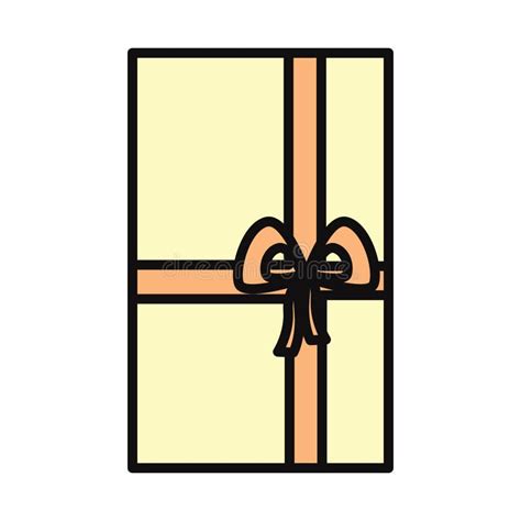 Colored Christmas Present Icon Vector Stock Vector Illustration Of