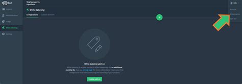 Organization Settings Blockbax